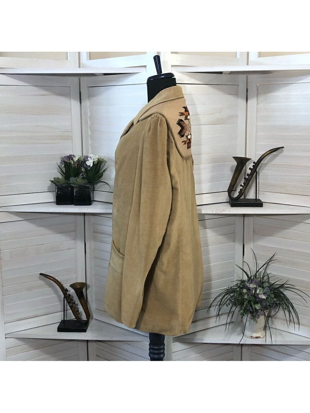 PIONEER | Jackets & Coats | Vintage 7s Corduroy Western Blazer Jacket ...